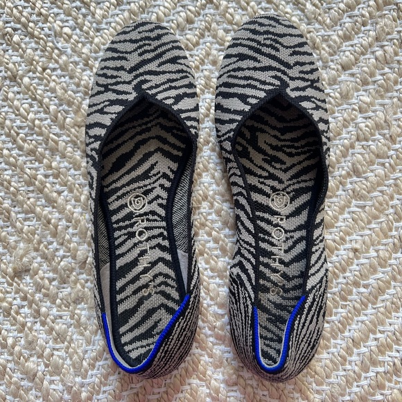 Rothy's | Shoes | Rothys Zebra Flat Round Toe 95 | Poshmark
